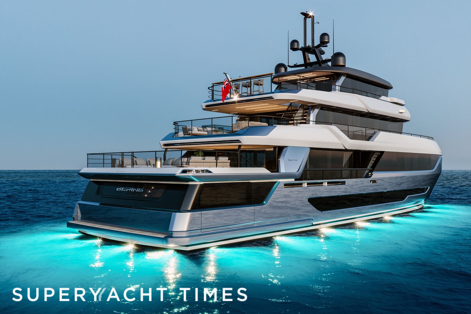 Bering Yachts unveils new 37m explorer yacht concept B120