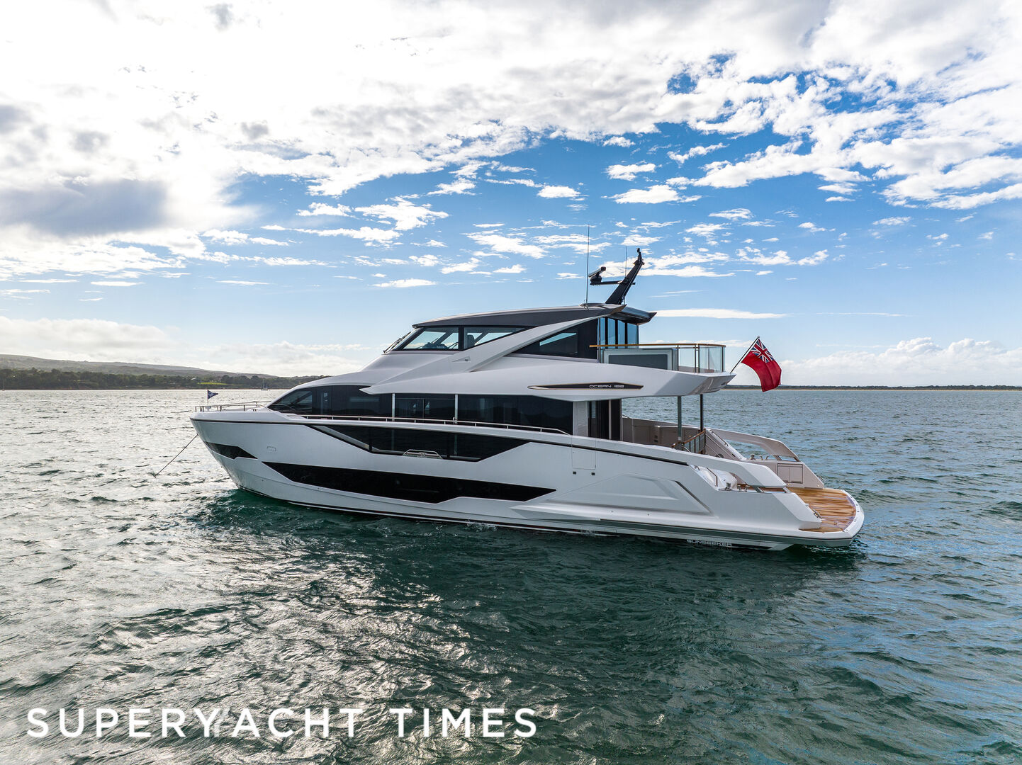 New interior images unveiled of the first 27m Sunseeker Ocean 182 yacht