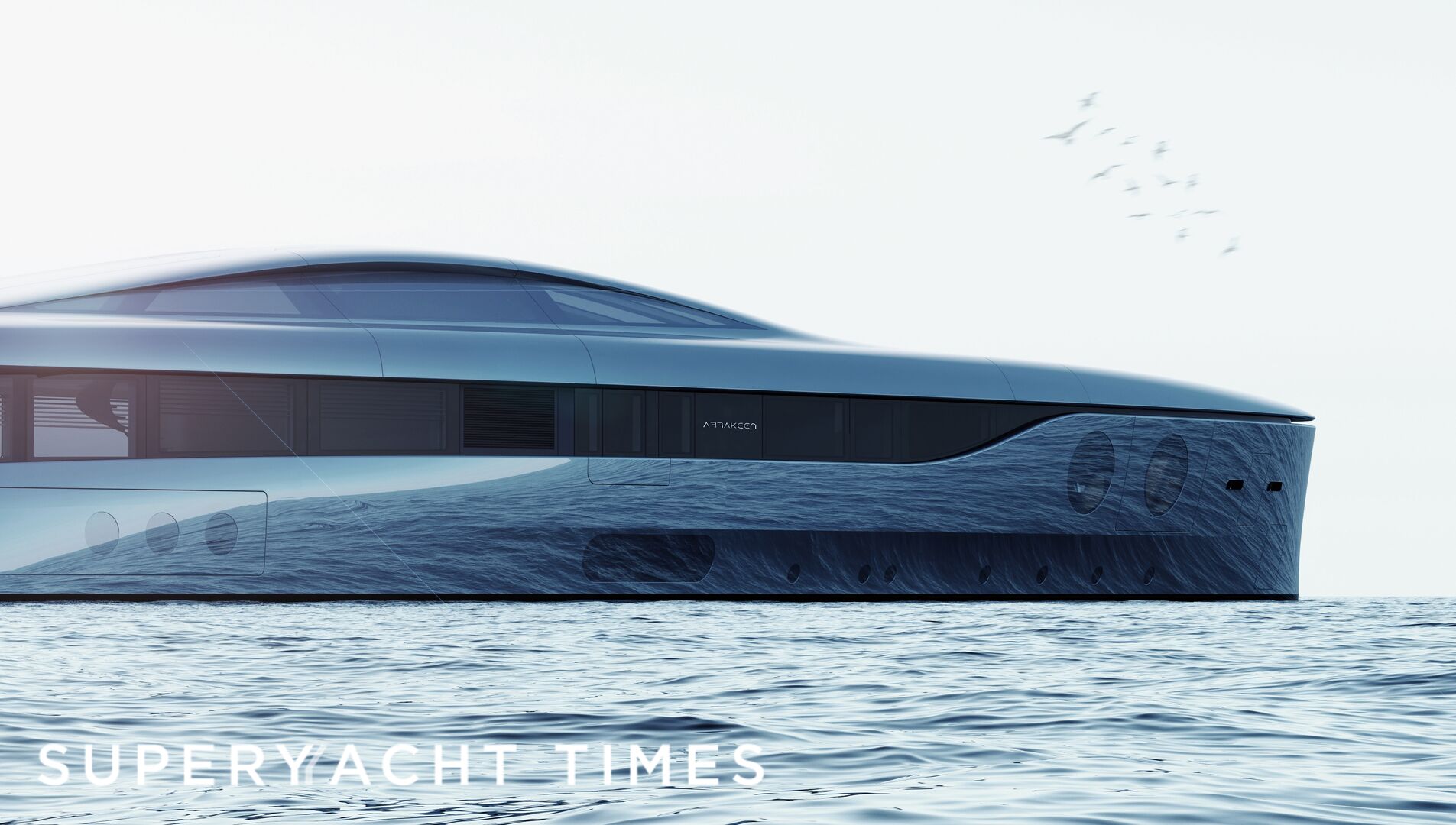 Arrakeen: The 70m ‘retrofuturistic’ superyacht concept by Jay Aberdoni