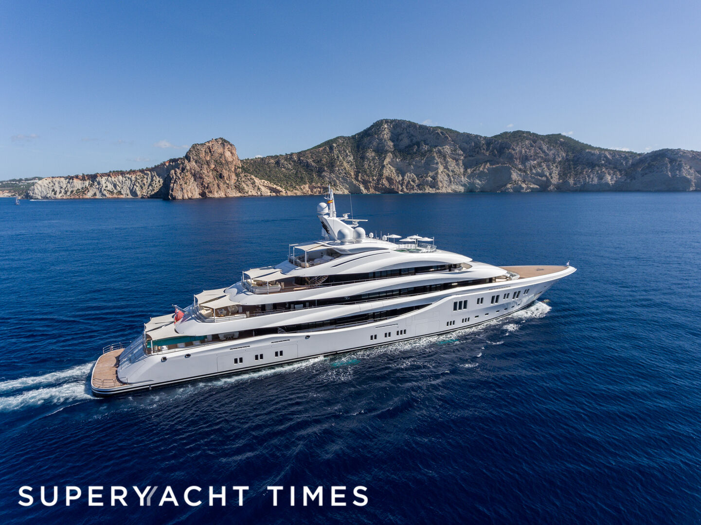 91m Lürssen superyacht Lady Lara for sale for the first time