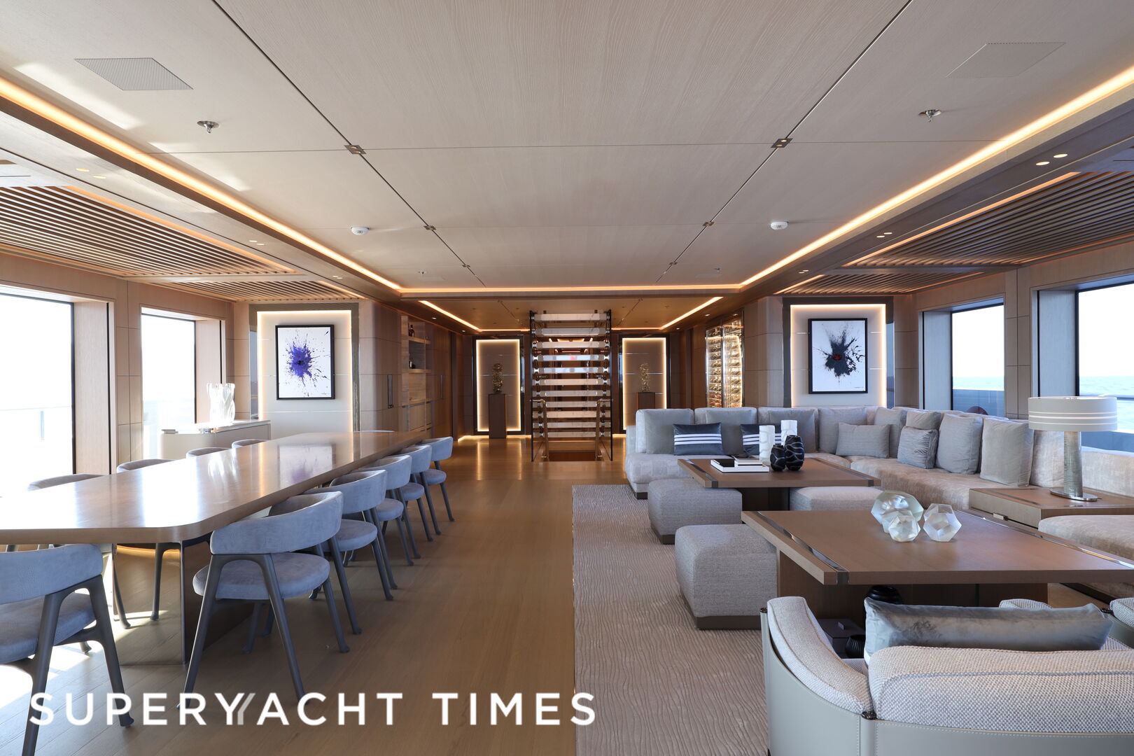 Onboard 66m fully custom Rossinavi superyacht Alchemy