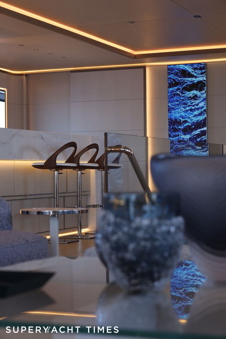 Onboard 66m fully custom Rossinavi superyacht Alchemy