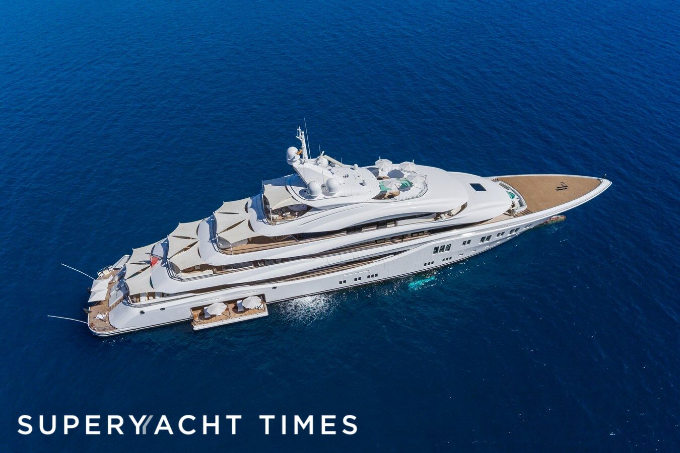 91m Lürssen superyacht Lady Lara for sale for the first time