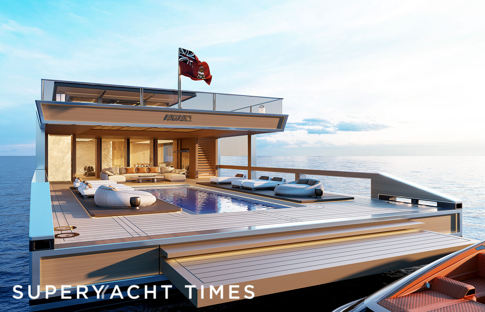 Sinot Yacht Architecture & Design unveils 80m AWARE superyacht concept