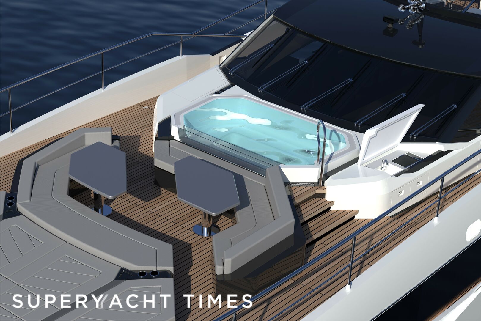 Sunseeker unveils 37m 120 yacht model