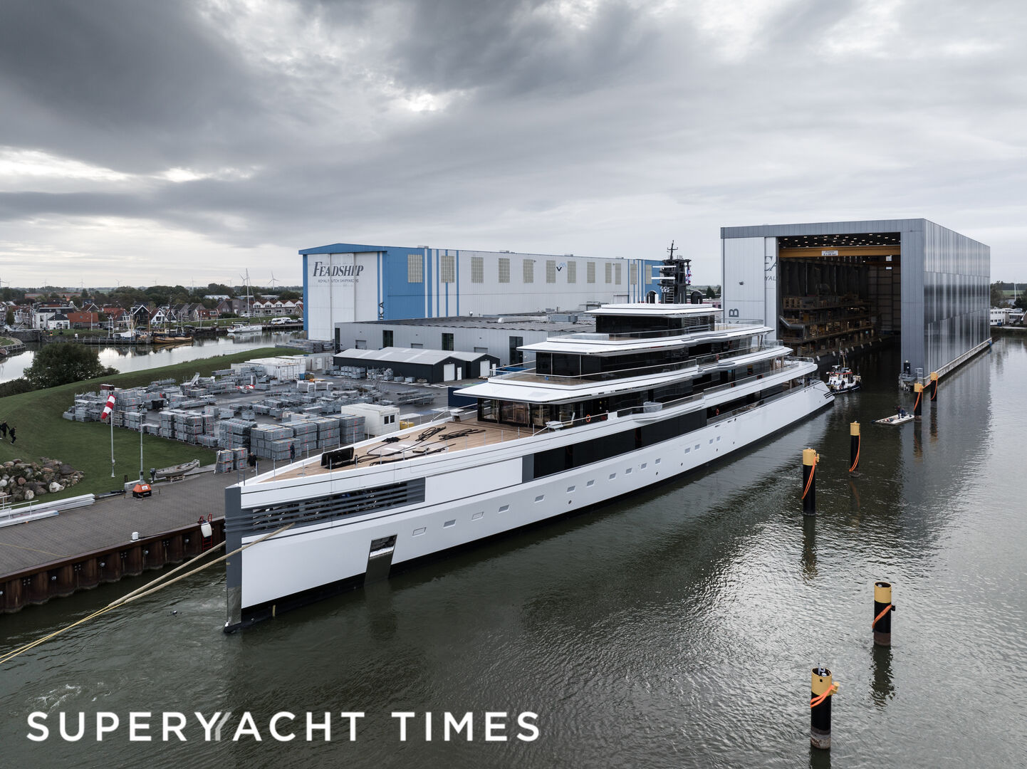 103m Feadship superyacht Project 1011 launched