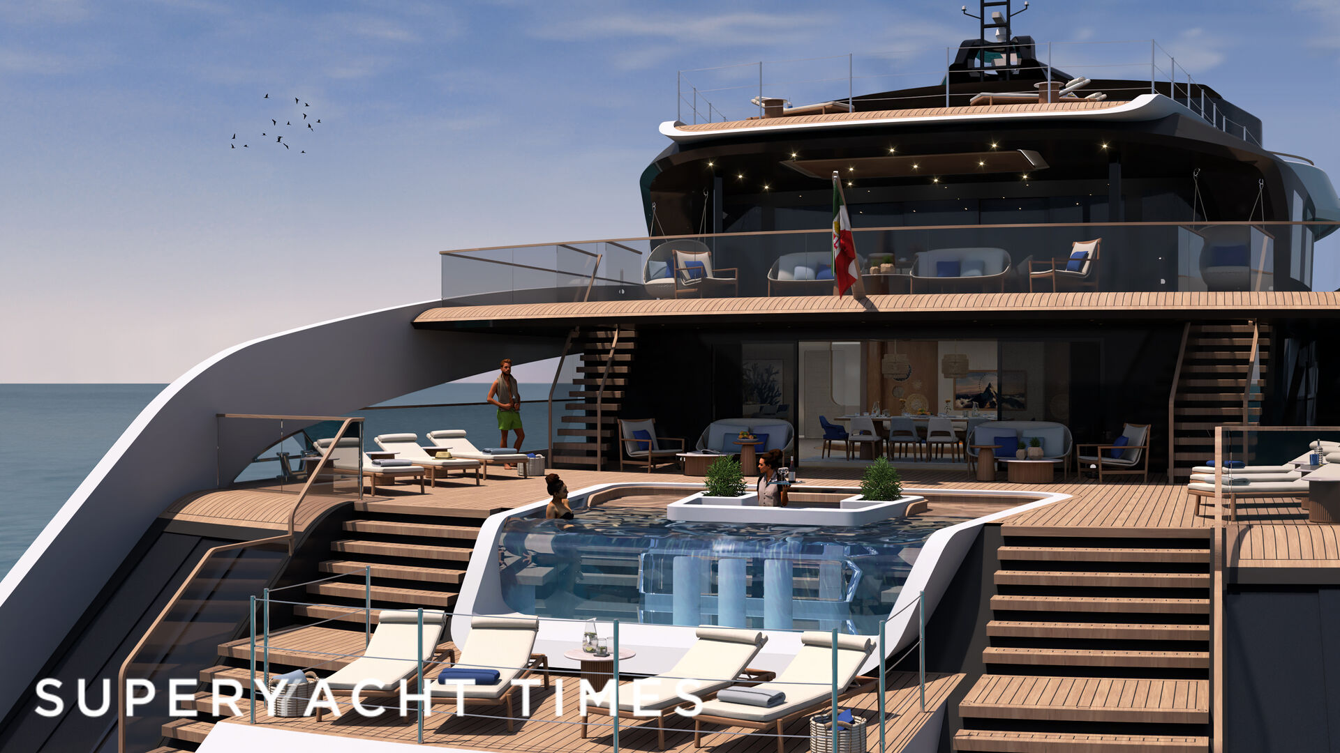 Hydro Tec unveils new 55m catamaran yacht concept inspired by the ...