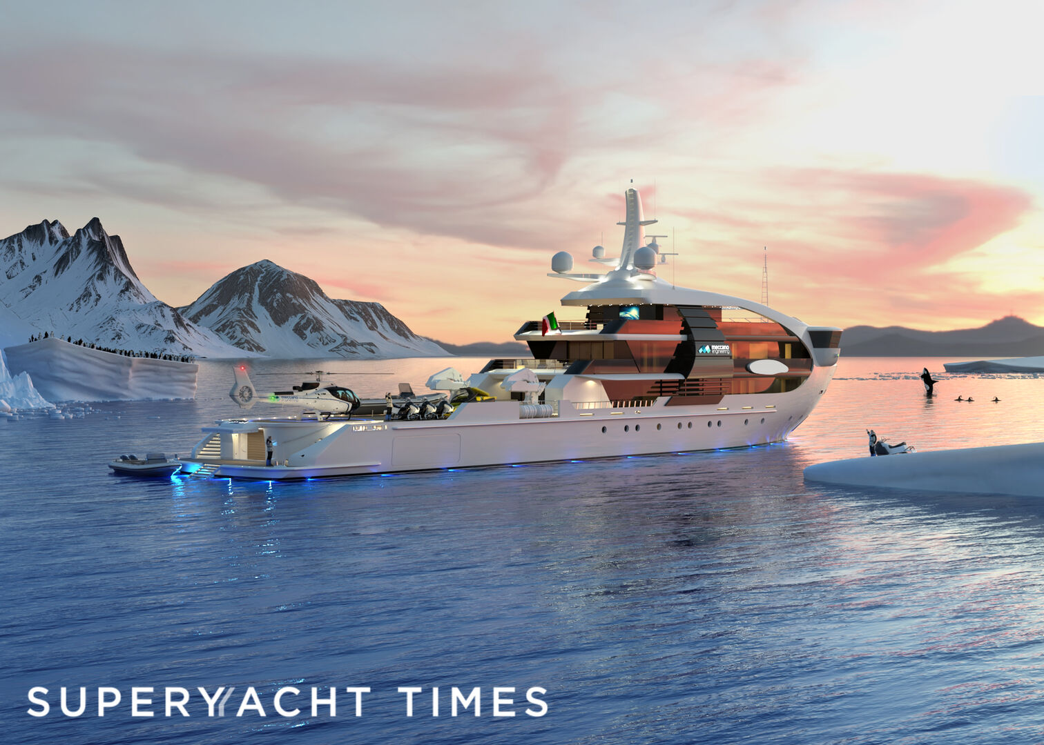 Introducing Meccano Engineering’s 65m methanol superyacht concept Orca 65