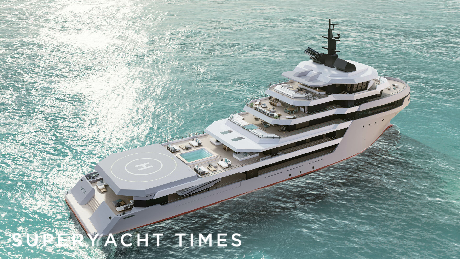 Kestrel: The 80m conversion superyacht concept by Bassan&Benedetti