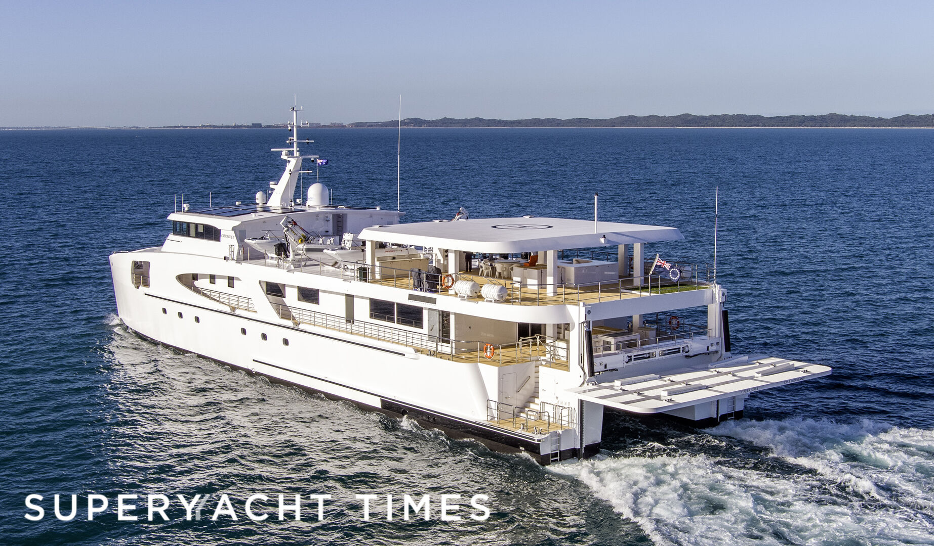 Echo Yachts delivers Australia’s largest 56m catamaran Charley 2