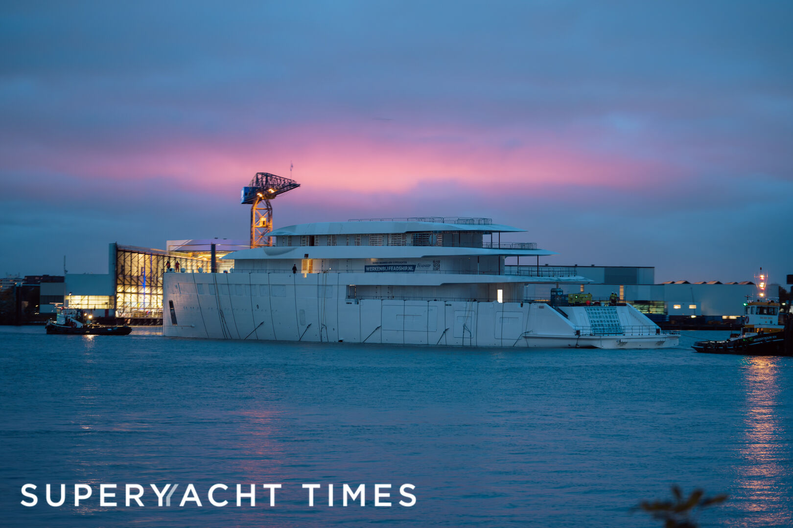 Exclusive: Hull and superstructure of 101m Feadship Project 1013 ...