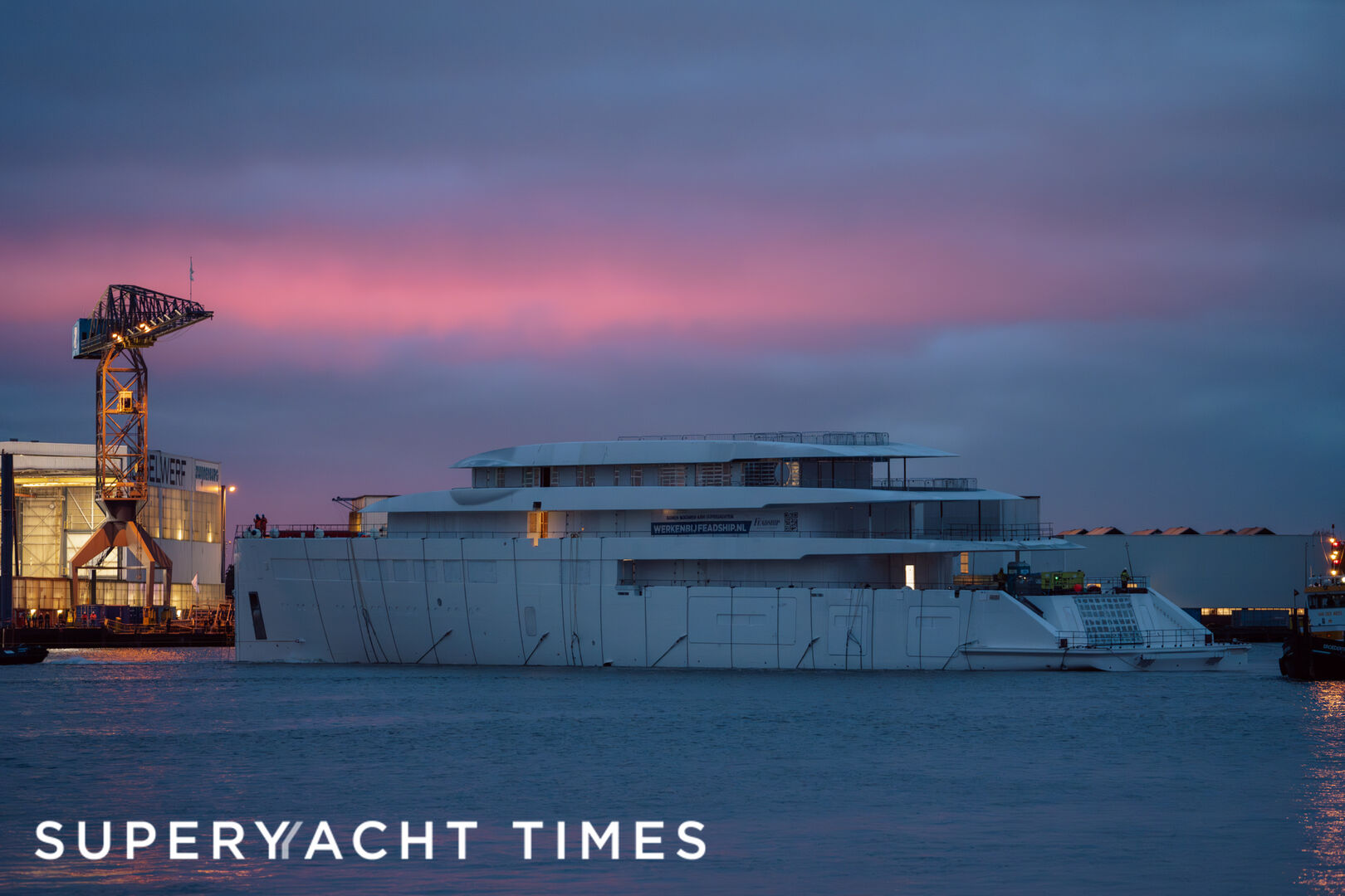 Exclusive: Hull and superstructure of 101m Feadship Project 1013 ...