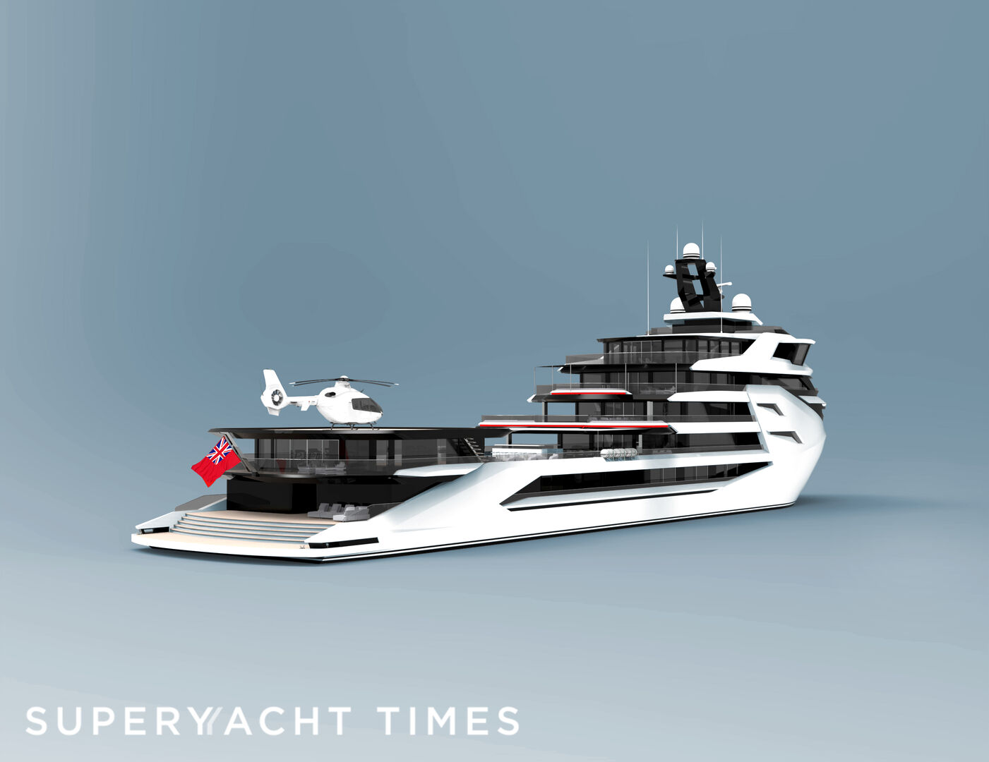 Dynamiq announces first 77m superyacht conversion concept
