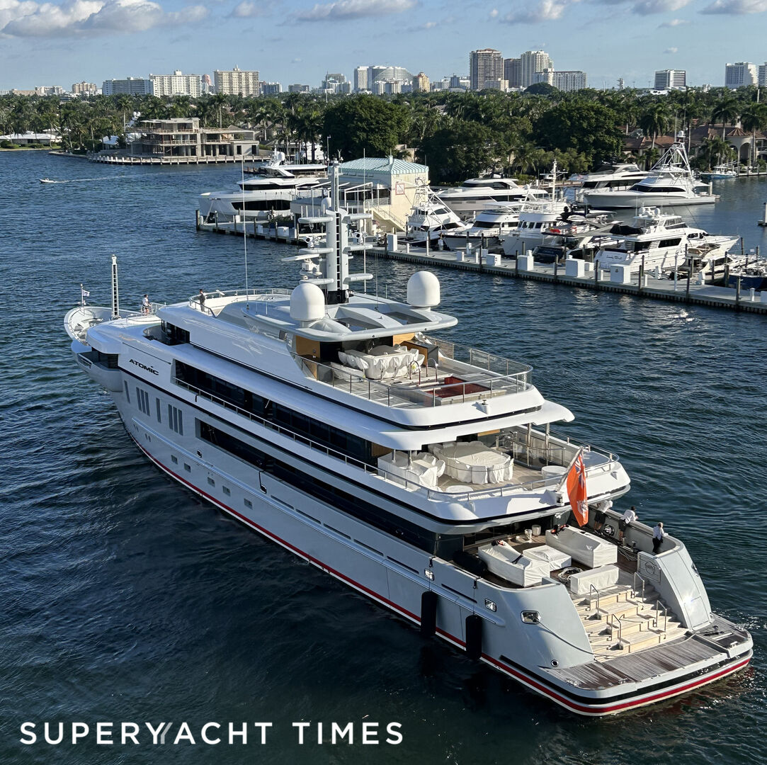 64m superyacht Atomic in Fort Lauderdale