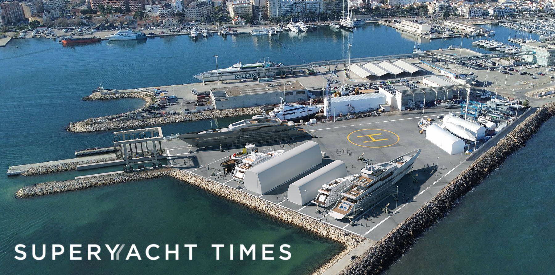 Port Denia Superyacht Marina & Shipyard announces new 620 Tonne Travel Lift