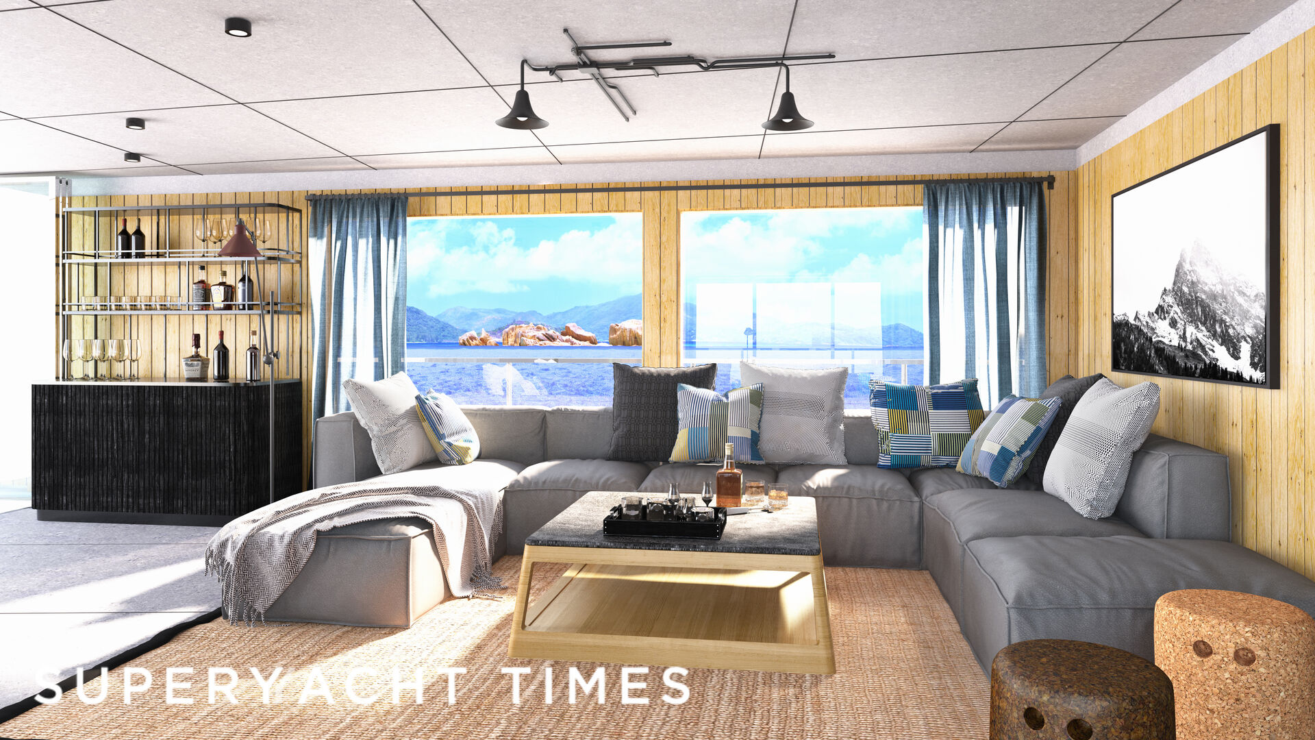 Numarine unveils interior renders of 31m 30XP hybrid yacht model
