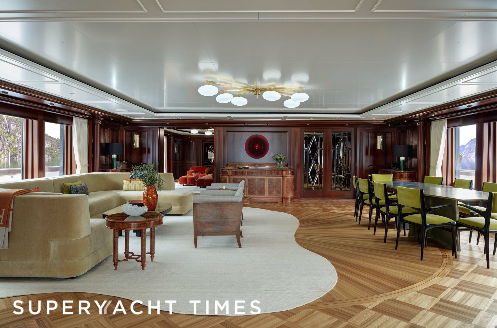First look at the interiors of 70m Feadship superyacht Firebird ...