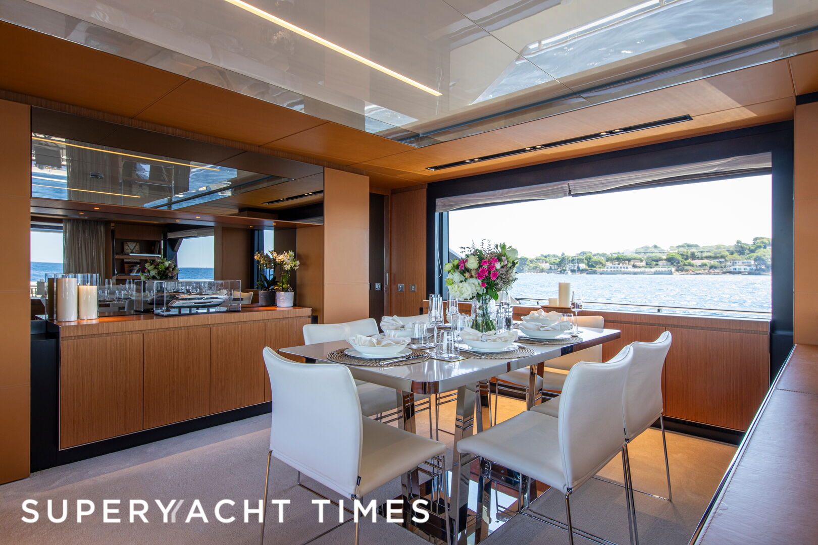 Onboard the 30m Riva motor yacht No Stress
