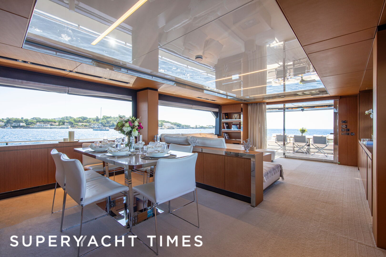 Onboard the 30m Riva motor yacht No Stress