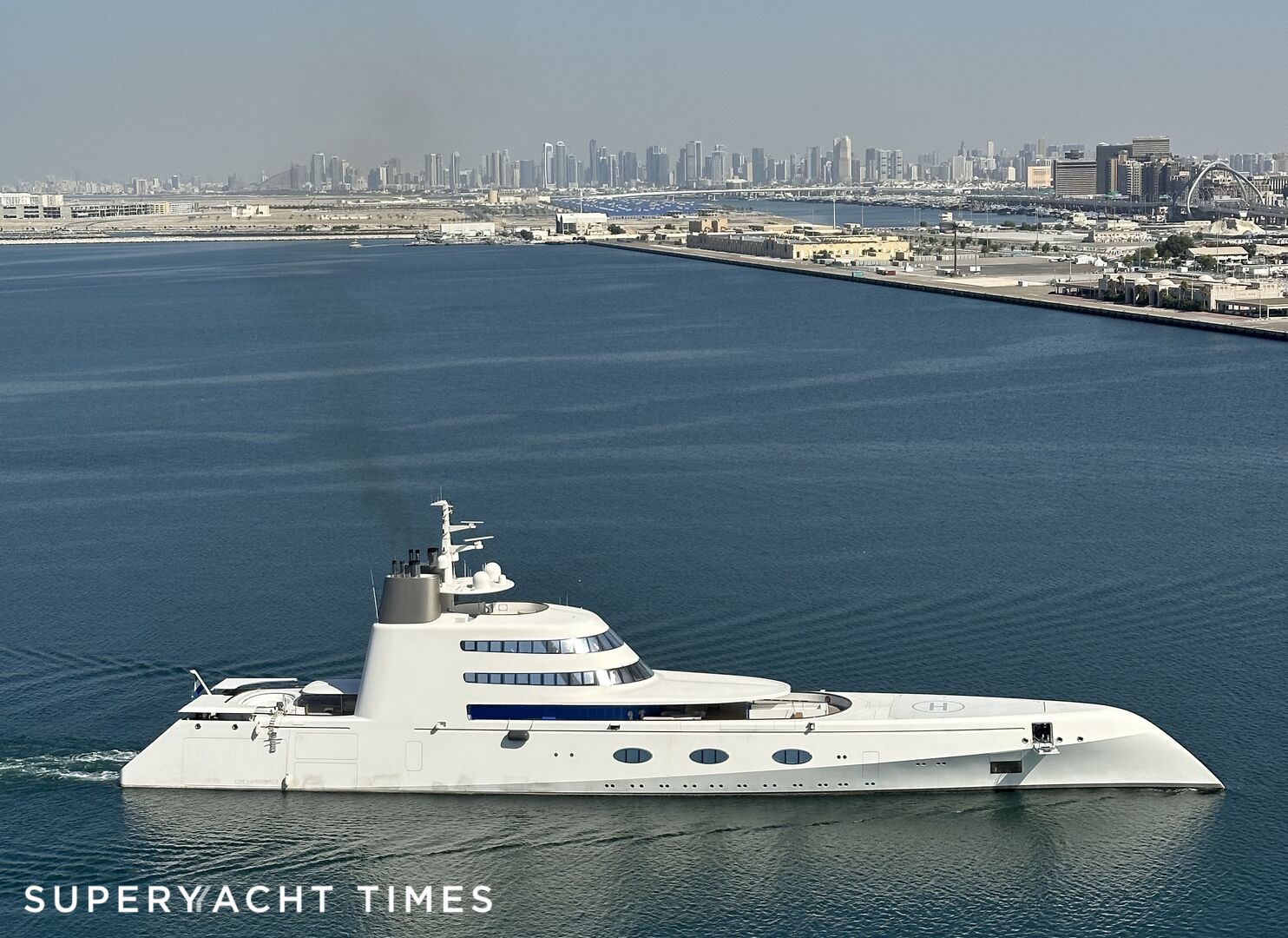 119m superyacht A in Dubai
