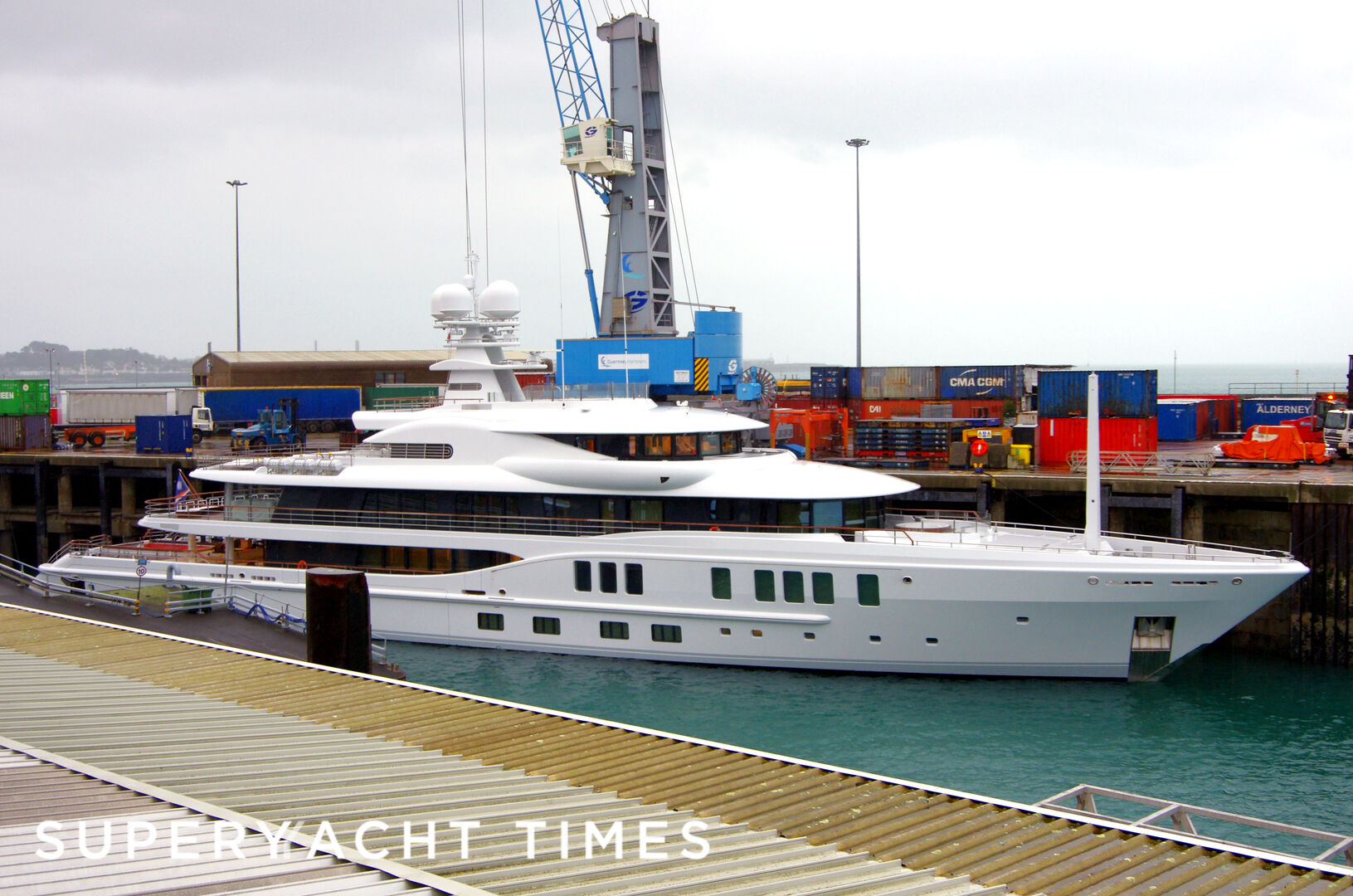 74m Amels superyacht Synthesis in Guernsey