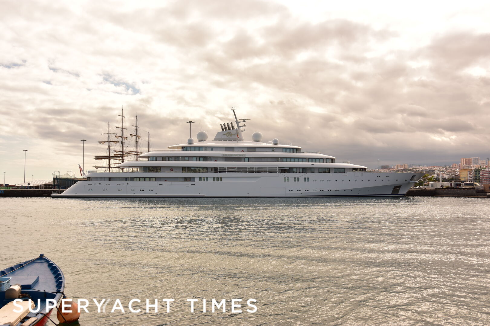 123m Lürssen superyacht Golden Odyssey in the Canary Islands