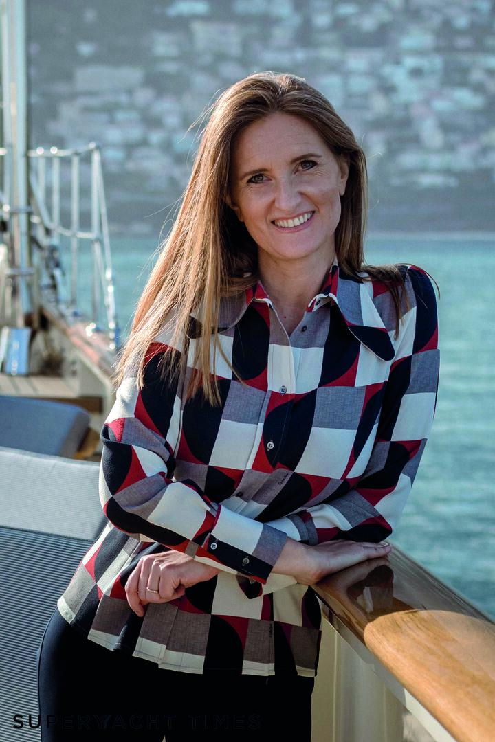 In conversation with designer Laura Pomponi onboard the 90m Corsair ...