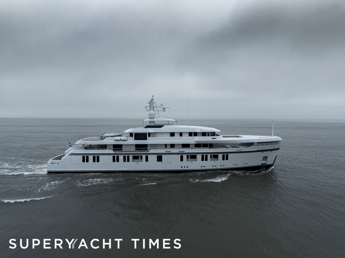 65m Feadship superyacht Project 711 on sea trials