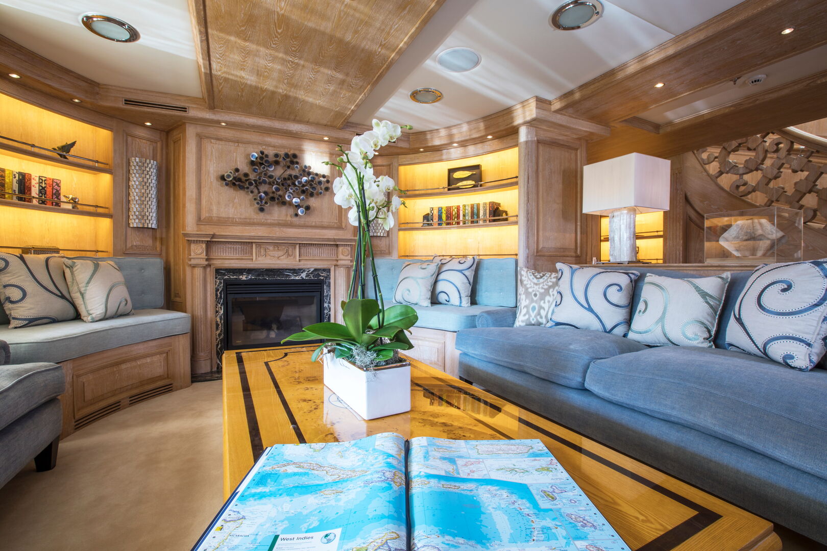 In conversation with designer Laura Pomponi onboard the 90m Corsair ...