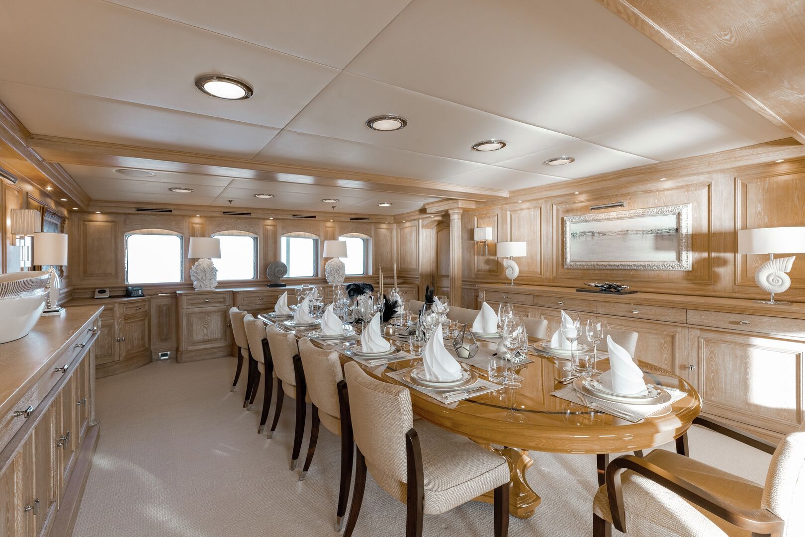 In conversation with designer Laura Pomponi onboard the 90m Corsair ...