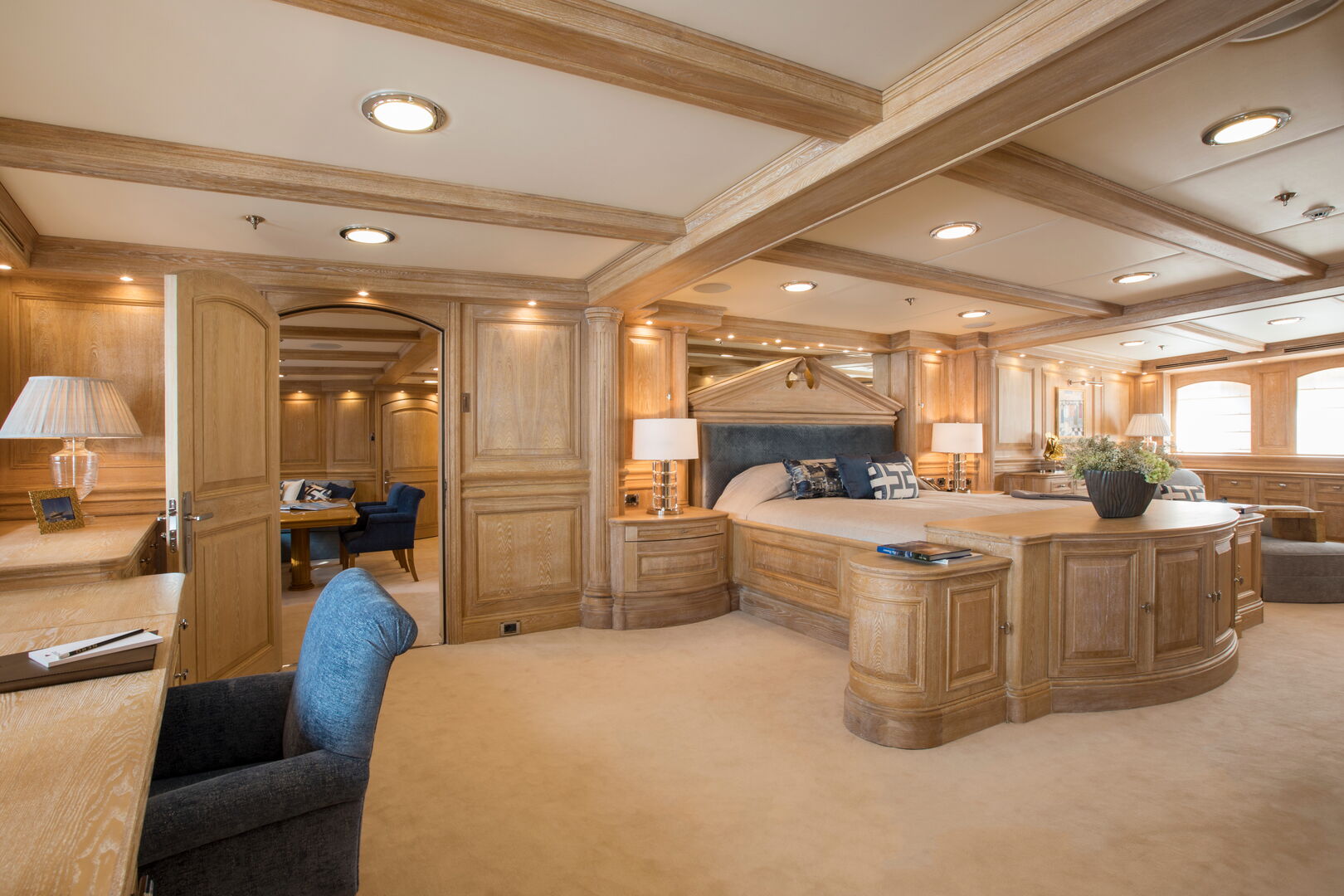 In conversation with designer Laura Pomponi onboard the 90m Corsair ...