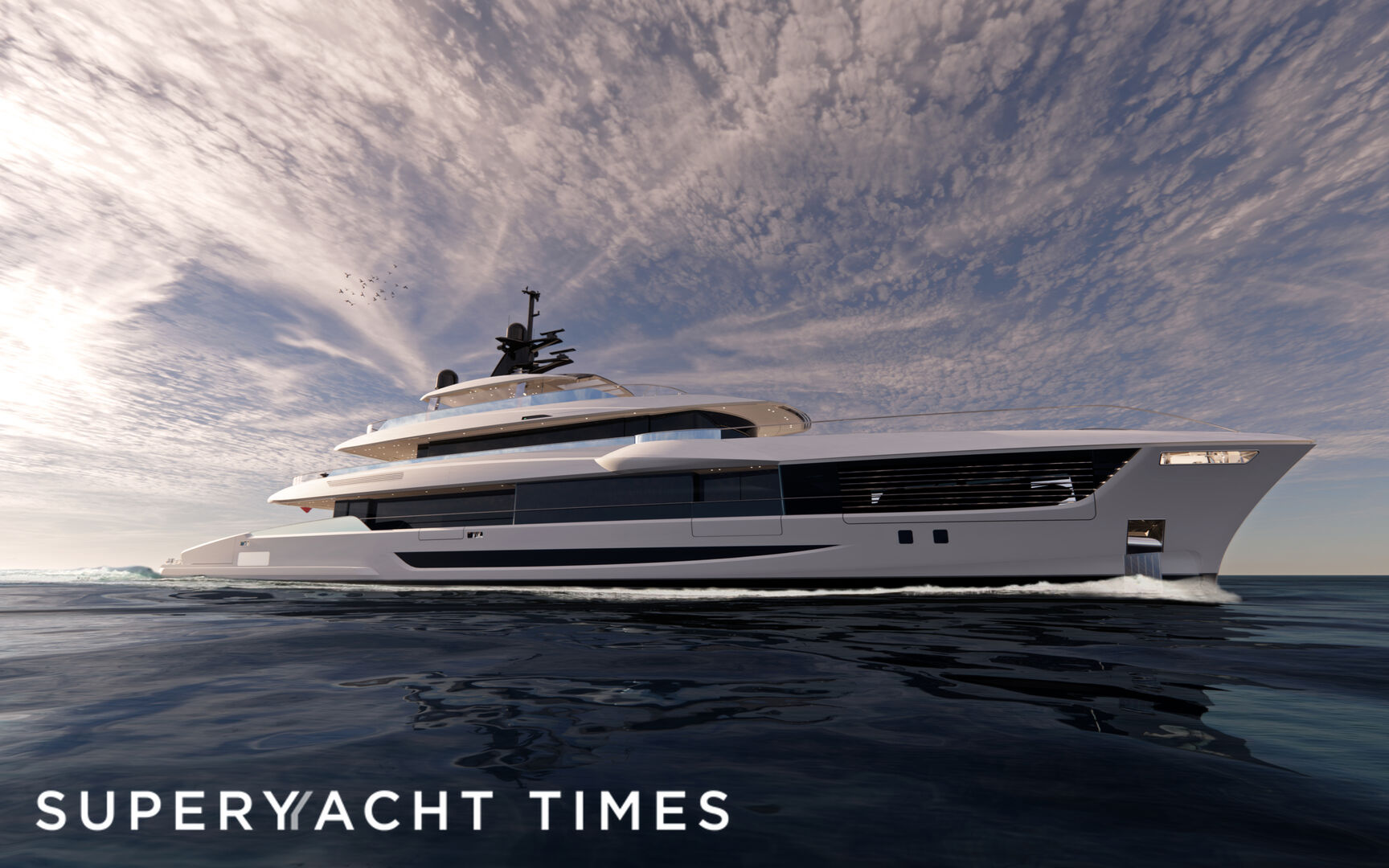 Keel laid of first Mengi Yay NL 50 plus superyacht