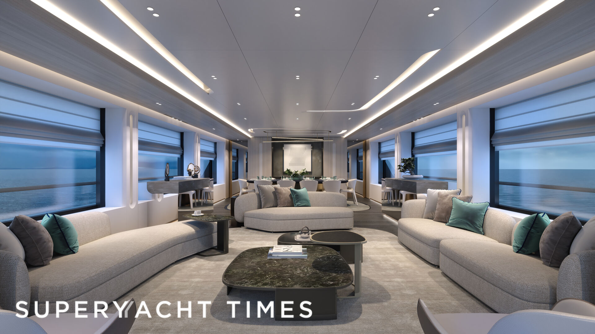 Orion One: Red Yacht Design interiors unveiled of 44m Orion superyacht