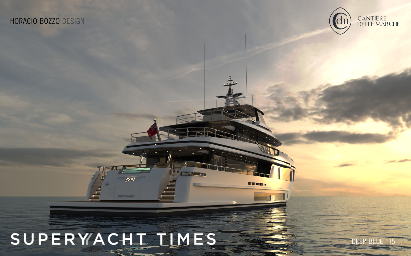 First 35m CdM Deep Blue 115 motor yacht sold to an American client