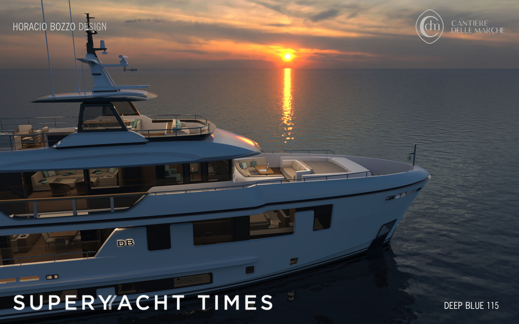 First 35m CdM Deep Blue 115 motor yacht sold to an American client