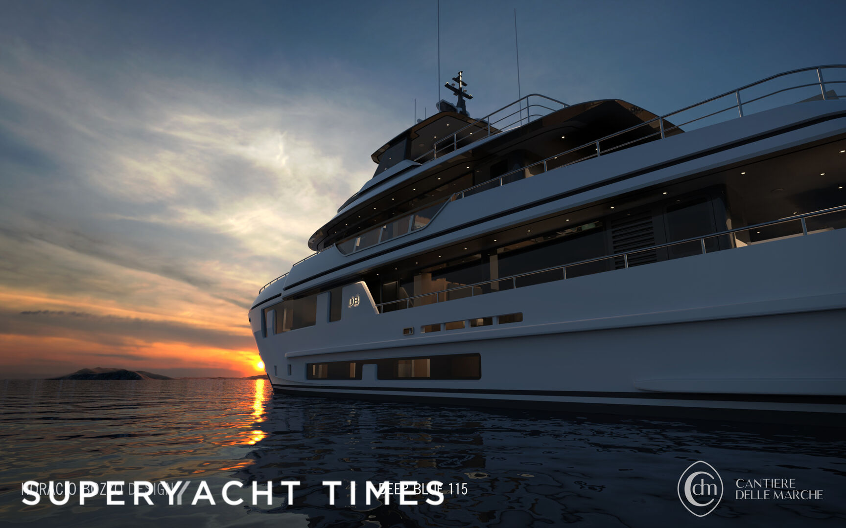 First 35m CdM Deep Blue 115 motor yacht sold to an American client