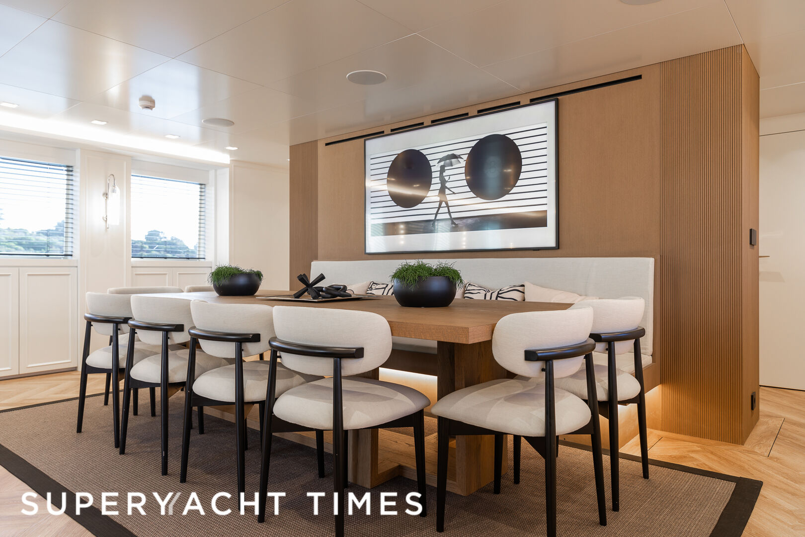 First look at the interiors of 40m superyacht Illusion II following ...