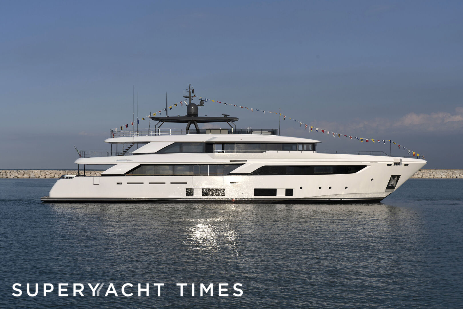 Three superyacht launches at Custom Line: Nimir, a Custom Line 106 and ...