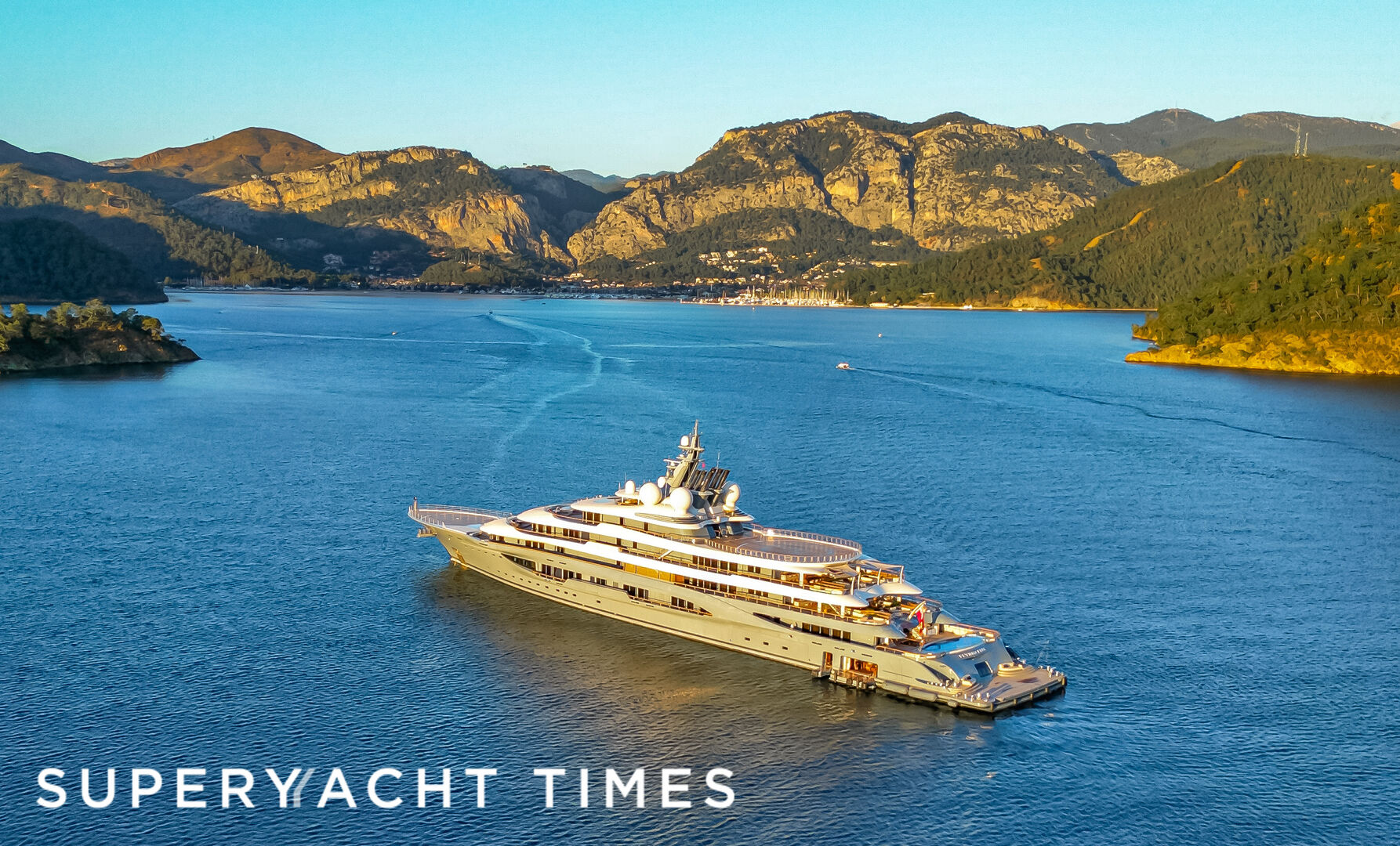 136m Lürssen superyacht Flying Fox in Göcek