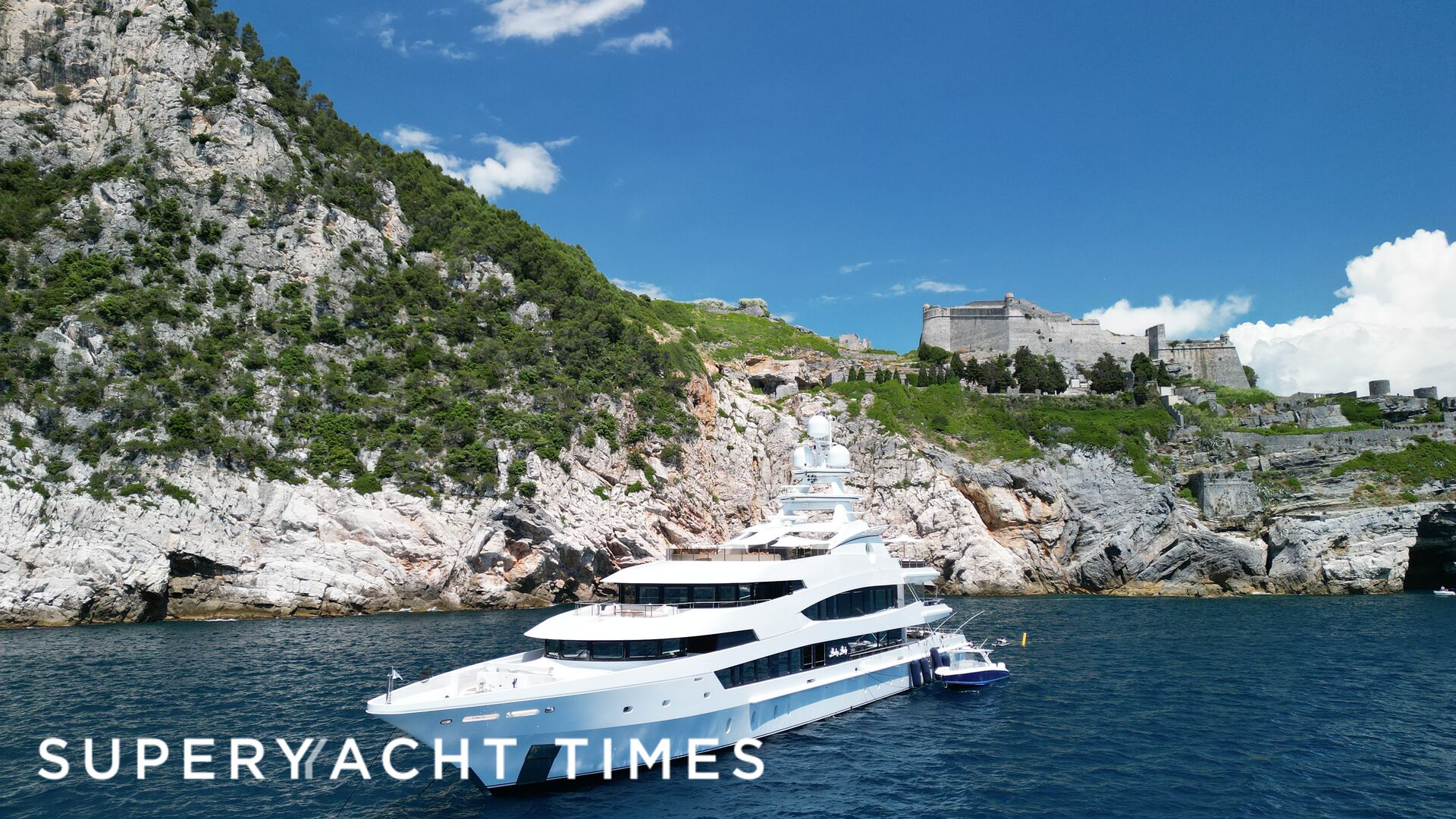 63m Oceanco superyacht Lucky Lady in Portovenere