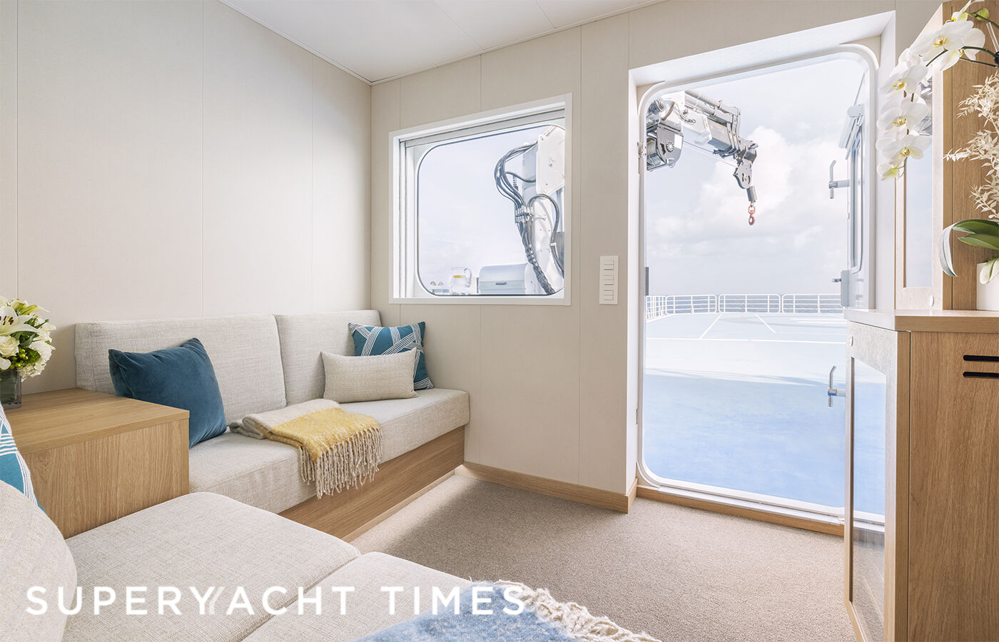 Onboard 68m Astilleros Armon support vessel Wayfinder