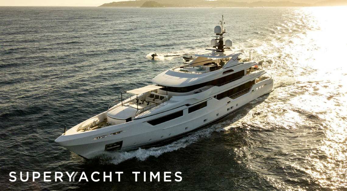 47m Admiral superyacht Ethos undergoing extensive interior refit