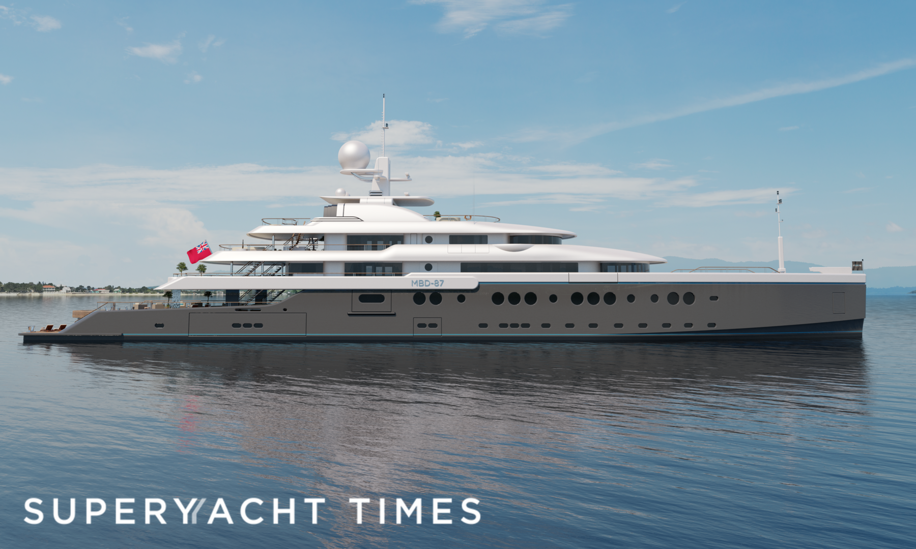 Mark Berryman Design unveils renderings for new 85m superyacht concept MBD-87