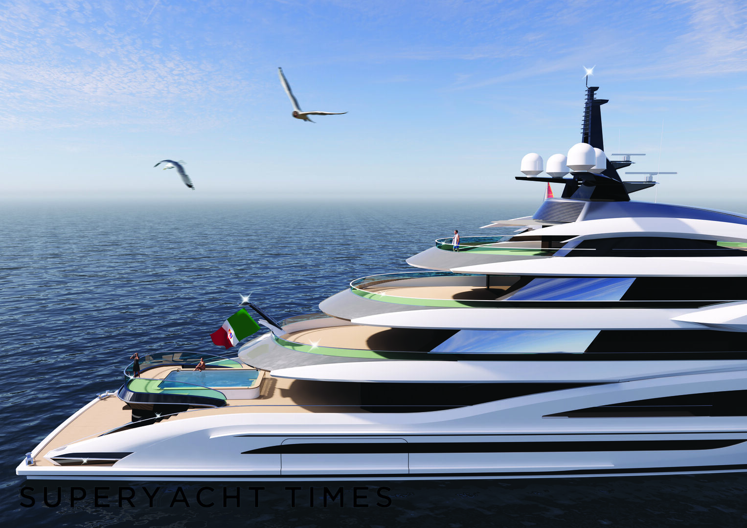 Oceanco unveils Nuvolari Lenard designed 80m Simply Custom superyacht ...