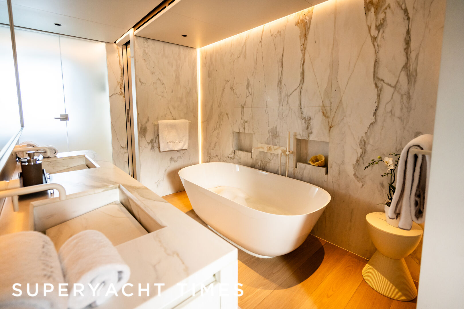 First look onboard 35m CdM motor yacht Stellamar
