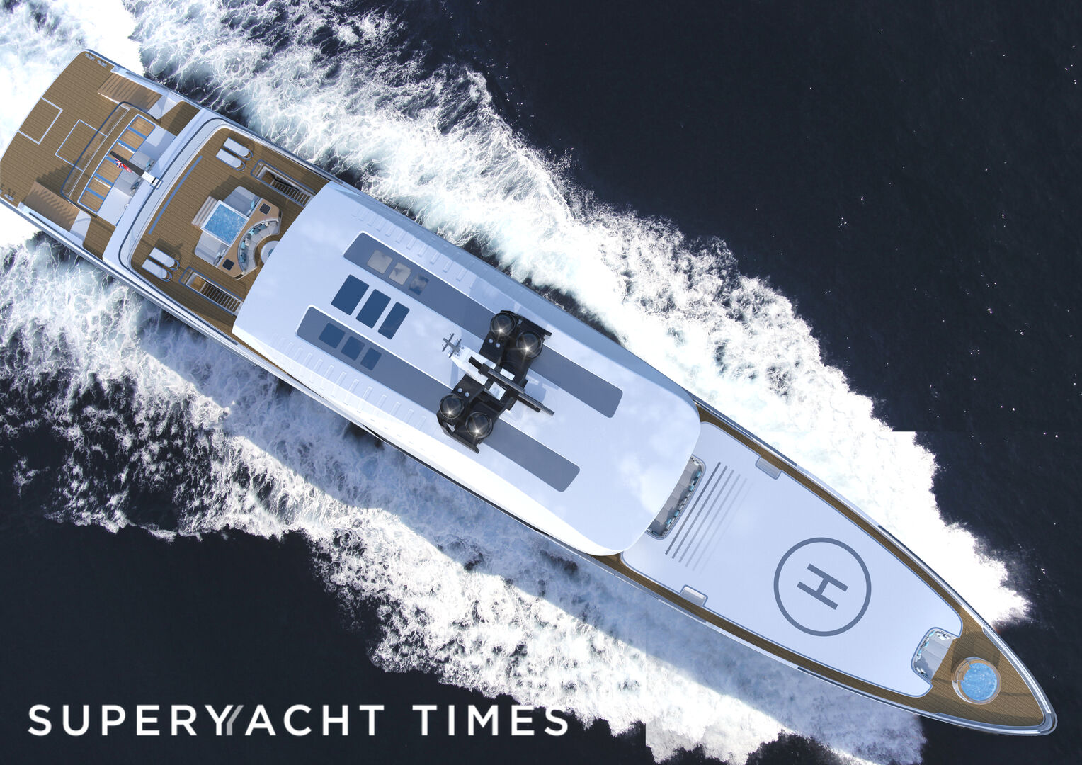 Bloom: The 83m open-plan superyacht concept from Gill Schmid Design