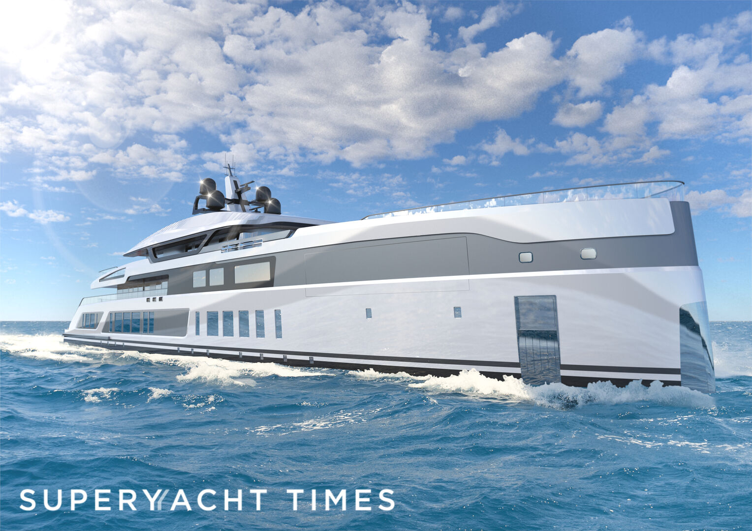 Bloom: The 83m open-plan superyacht concept from Gill Schmid Design