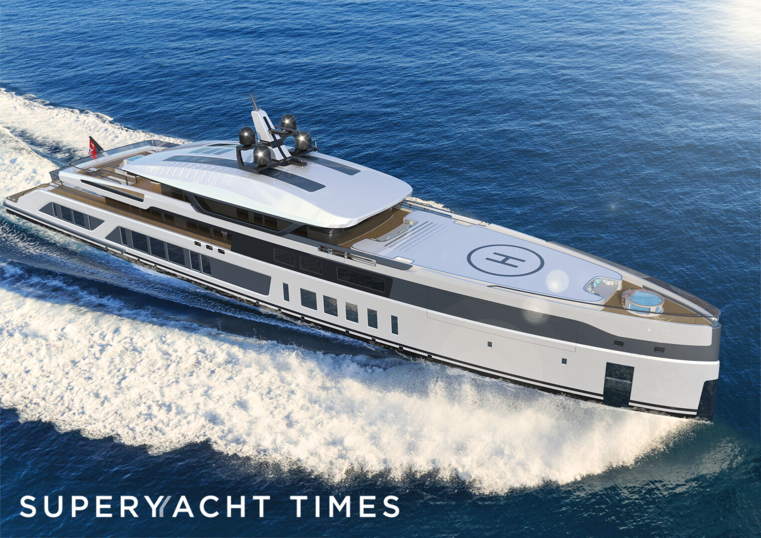 Bloom: The 83m open-plan superyacht concept from Gill Schmid Design