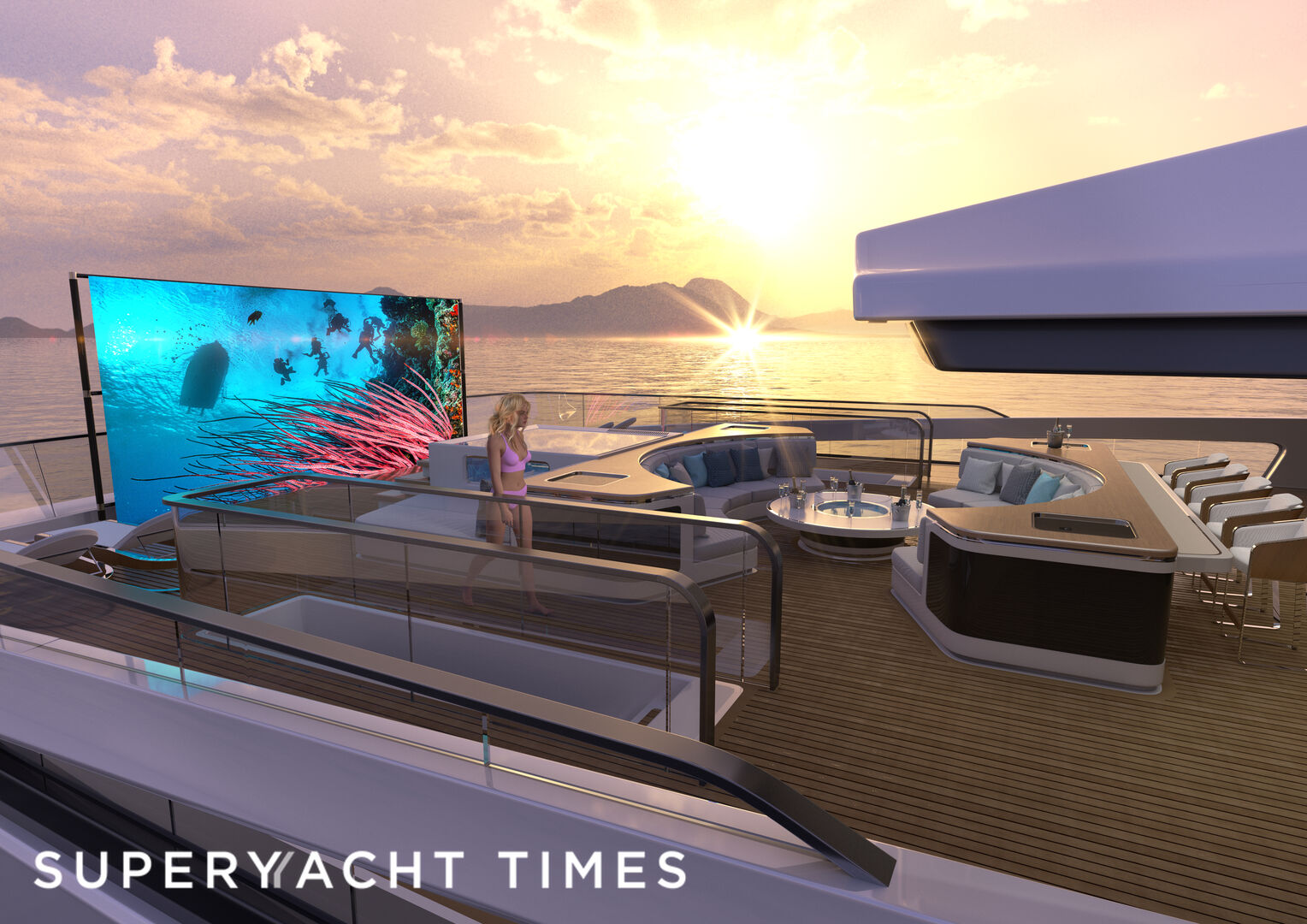 Bloom: The 83m open-plan superyacht concept from Gill Schmid Design
