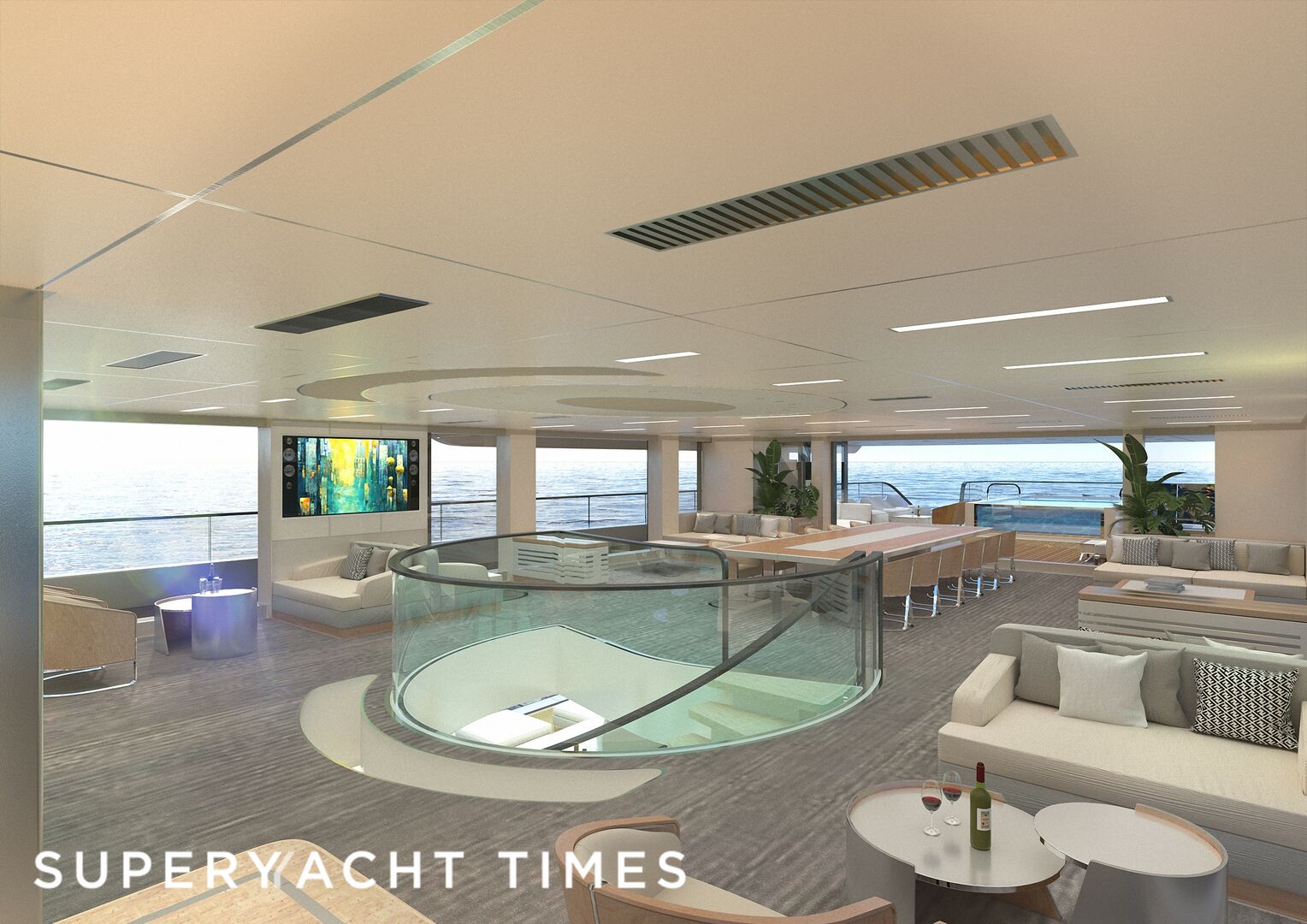 Bloom: The 83m open-plan superyacht concept from Gill Schmid Design